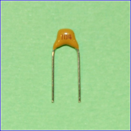 Condensatori Ceramici Multistrato 100nF 50V Passo 5 - Y5V (conf. 5 pezzi)